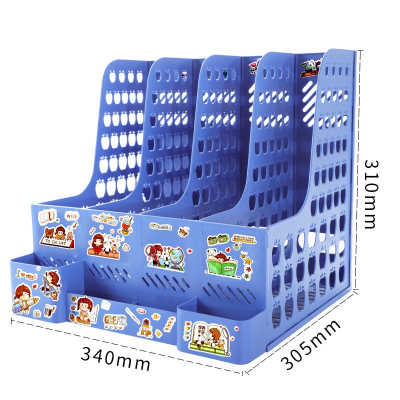 Ready Stock Storage Box Organizer Desktop File Rack Large Capacity