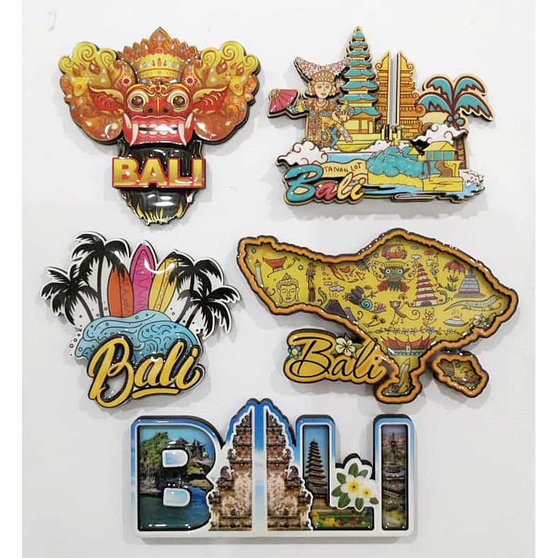 [B39] 3D Wooden Fridge Magnet ~ BALI Island | INDONESIA | Shopee Malaysia
