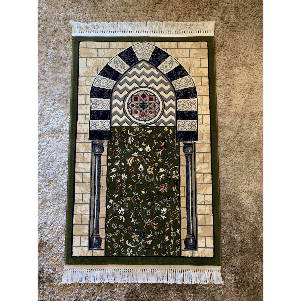 SEJADAH RAUDAH RAUDHAH ORIGINAL DESIGN MASJID NABAWI MADINAH 6mm TEBAL ...