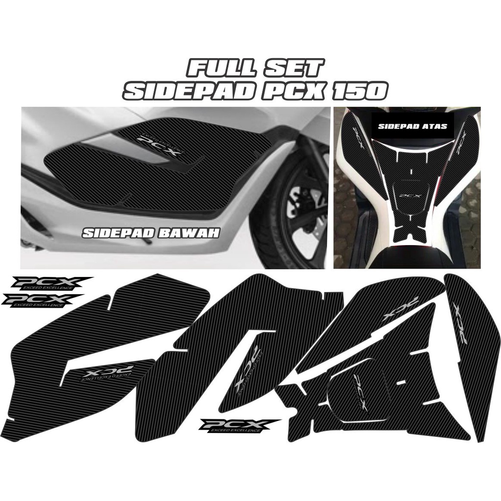 Full Set Tankpad Sidepad Sticker for Honda Pcx 150 ALL HONDA PCX 150 ...