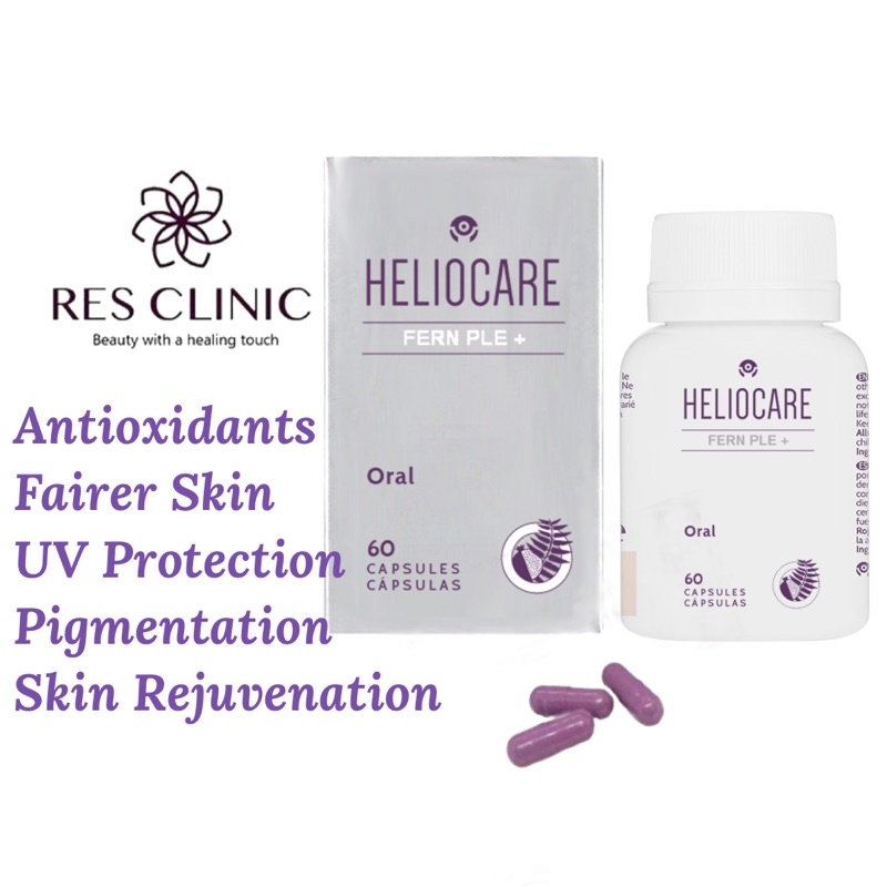 (RES CLINIC) Heliocare Fern PLE+ (Fern 240mg Plus) 60's Whitening Oral ...