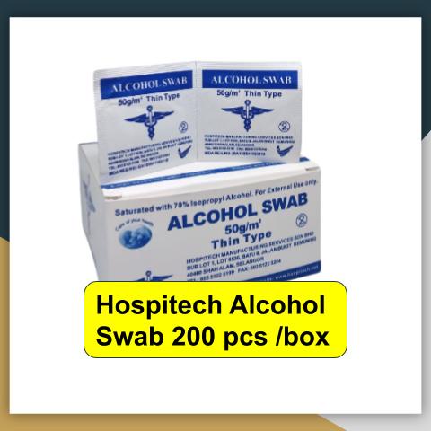 Non Woven Alcohol Swabs 100's (70% Isopropyl Alcohol, To Kill Virus ...