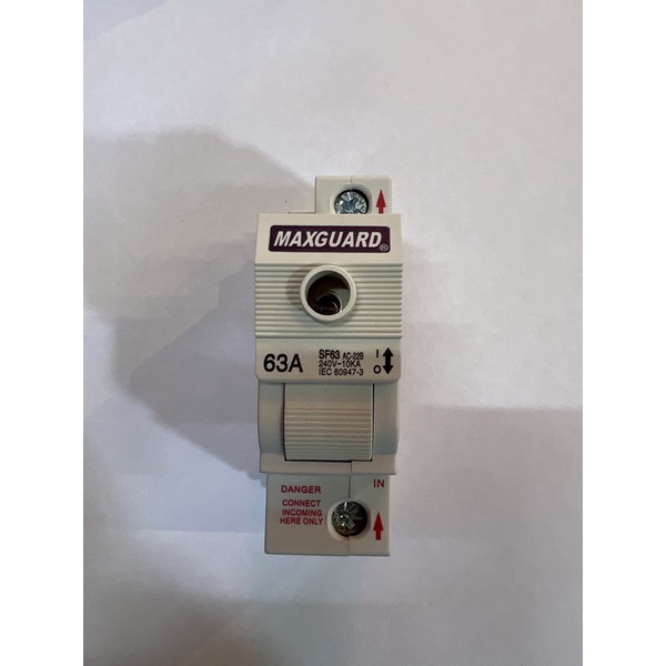 [SIRIM APPROVED] MAXGUARD MCB 1 POLE MCB 6A 10A 16A 20A 32A Miniature Circuit Breaker | Shopee ...