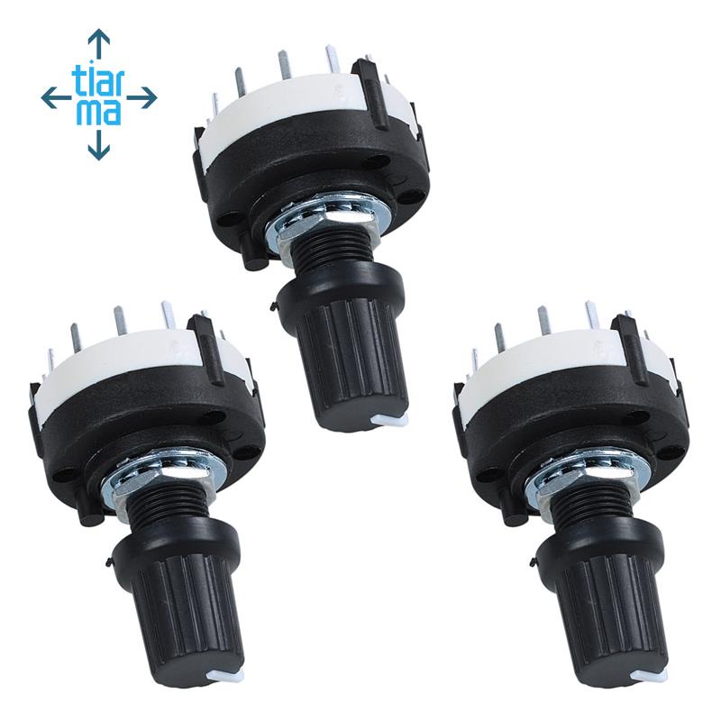 3X 3P4T 3 Pole 4 Position Single Wafer Band Selector Rotary Switch W ...