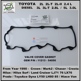 Toyota Valve Cover Gasket 2L 2LT 2L2 3L 3LT 5L SANWA Japan OEM P/N ...