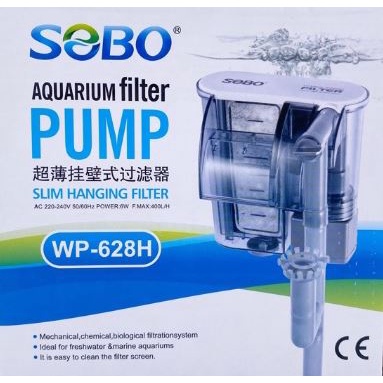 SOBO Aquarium Slim Hanging Filter Hang On Filter Wall Mount Filter WP ...