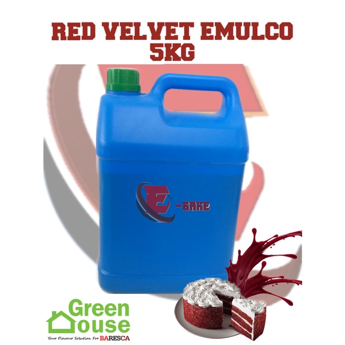 5KG RED VELVET EMULCO | PERASA RED VELVET BERWARNA 5KG HALAL | Shopee ...