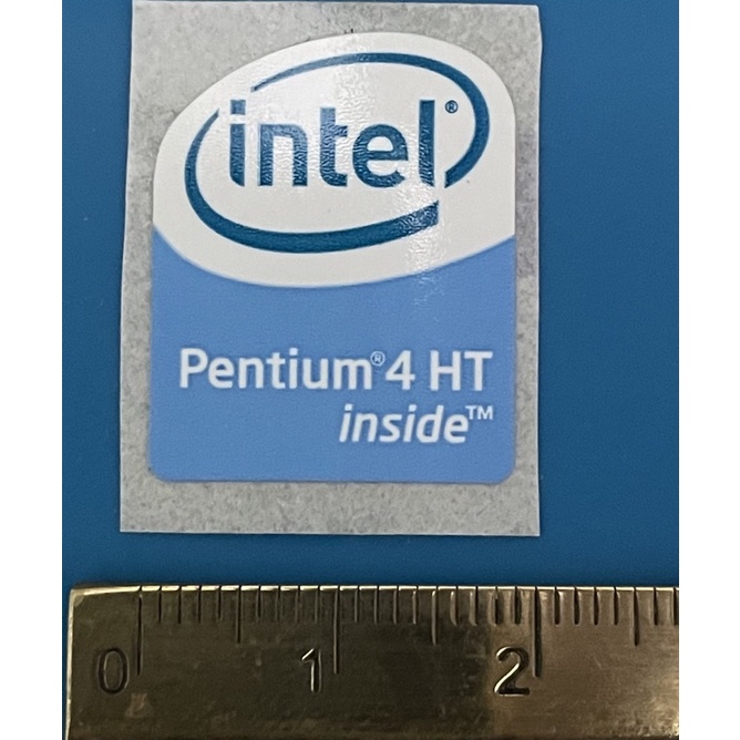 Pentium 4 HT gen2 intel logo Sticker Large size | Shopee Malaysia