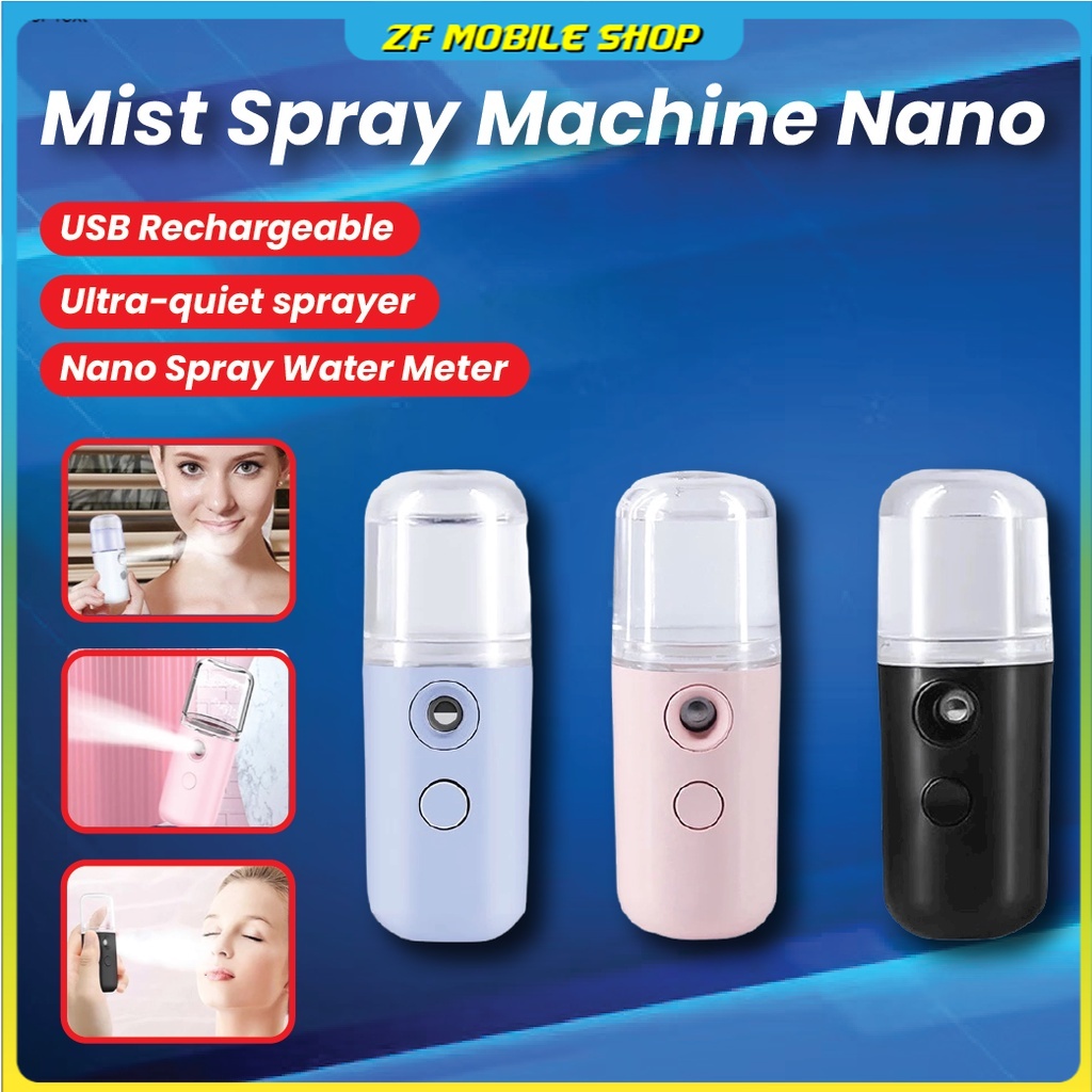 30ML USB Sanitizer Spray Machine Nano Antivirus Disinfectant Mist ...