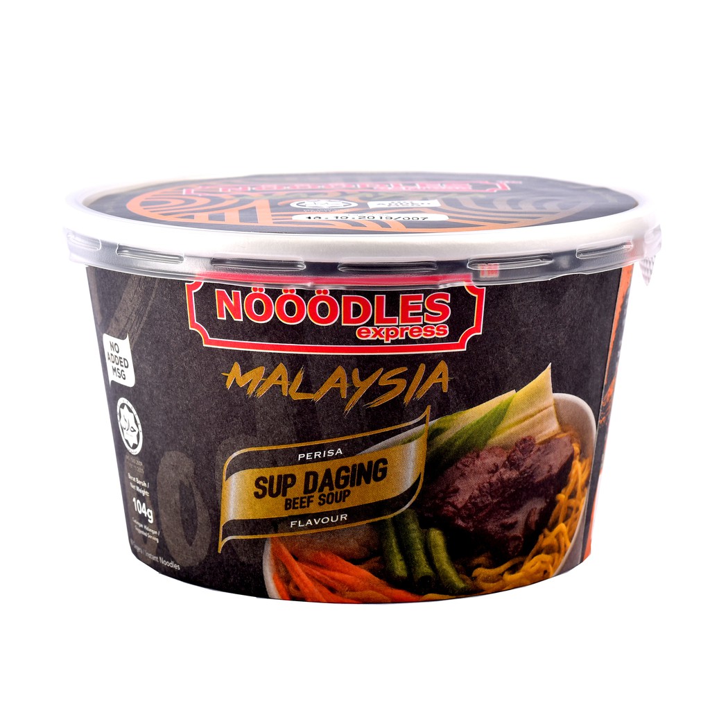NÖÖÖDLES Express Instant Noodle - Beef Soup Flavour | Shopee Malaysia