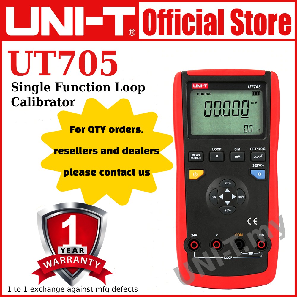 UNI-T UT705 Single Function Loop Calibrator | Shopee Malaysia
