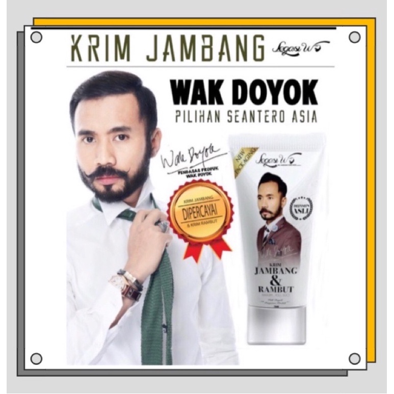 KRIM JAMBANG DAN RAMBUT WAK DOYOK 75 ml 💯ORIGINAL | Shopee Malaysia