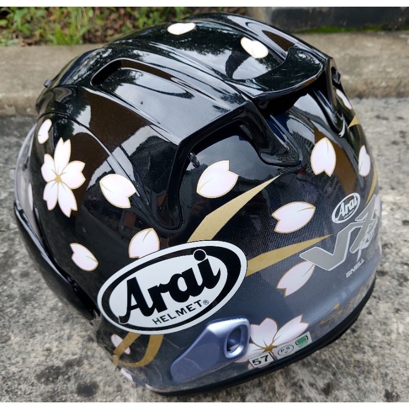 arai vzram sakura black original arai helmet | Shopee Malaysia