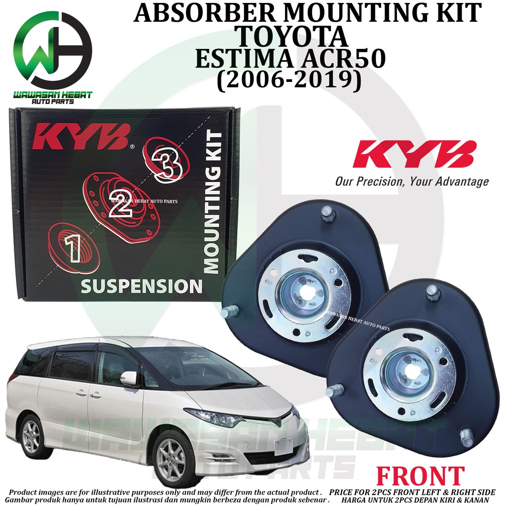 Toyota Estima ACR50 , GSR50 Front Absorber Mounting , Strut mount KYB ...