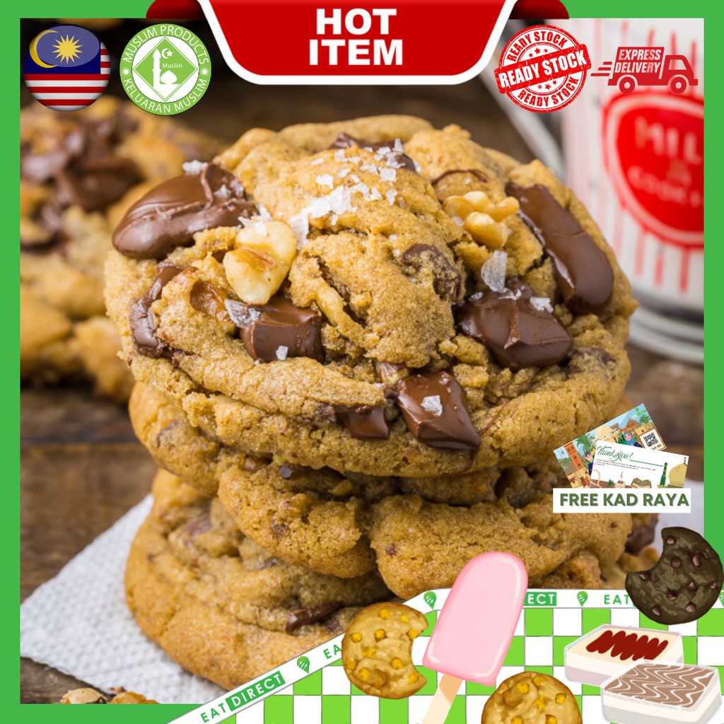 🔥[READY STOCK] Belgium Seasalt CookieChip BALANG BESAR ±50PCS 🕌BISKUT ...