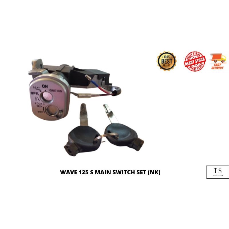 HONDA W125-S MAIN SWITCH KEY (NK) | Shopee Malaysia