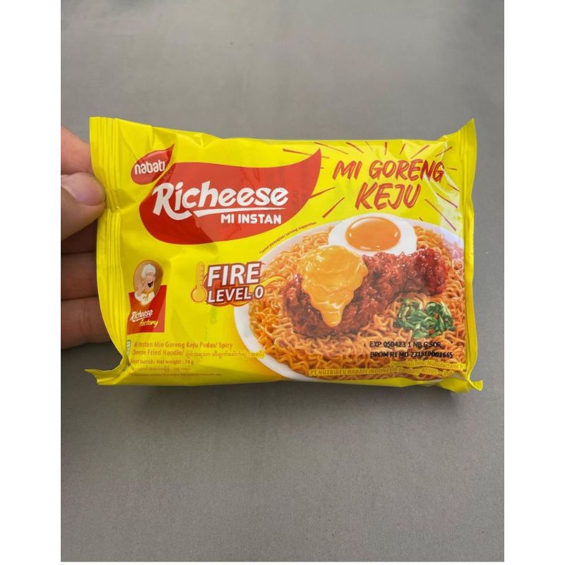 Richese Cheese Instant Noodles 74g | Shopee Malaysia