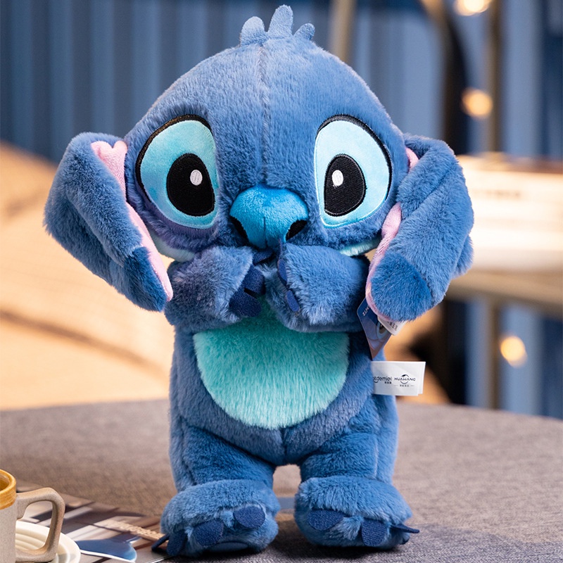 [Genuine] Disney Stitch Ears Move Plush Toy Doll Cartoon Cute Plushie ...