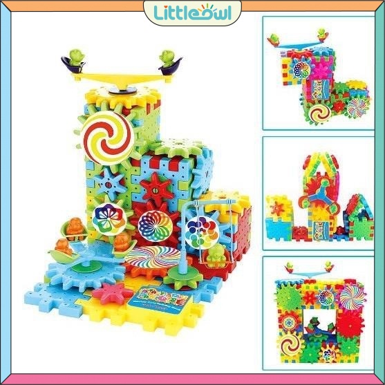 Gear Building Toy Set Plastic Building Blocks Puzzle Toys For Kids ...