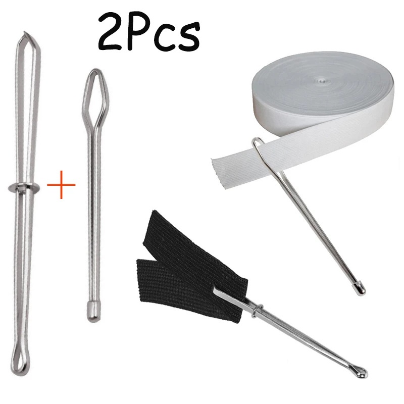 [in Stock] YTJ-2pcs Garment Clips Needle Sewing Tools Elastic Band Tape ...