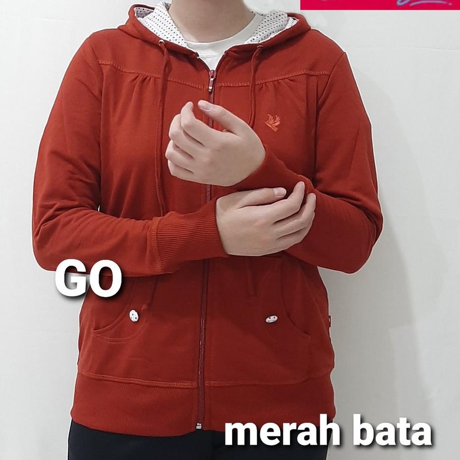 MERAH [Code 7lnc7] eLgo Cardinal Sweater GIRL Red Brick Jacket Girls ...