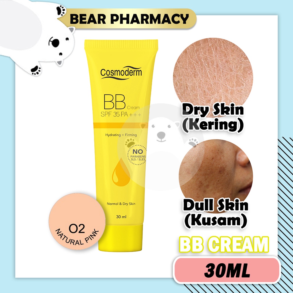 COSMODERM BB Cream SPF 35 PA+++ With Vitamin E - Natural Pink 02 [Exp ...