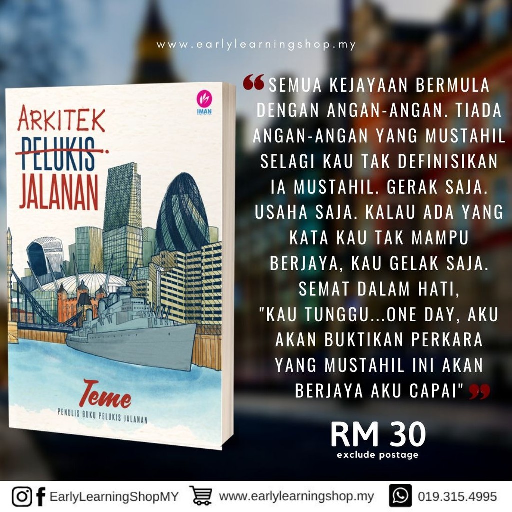 TEME ABDULLAH : ARKITEK JALANAN | Shopee Malaysia