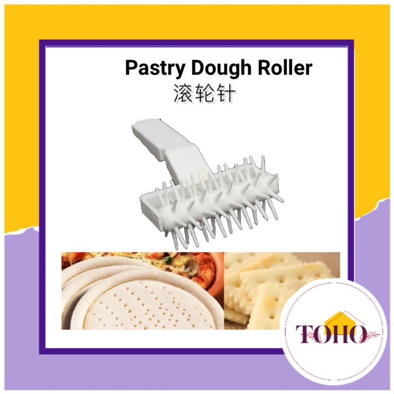 READY STOCK 🔥Pizza Pie Pastry Dough Roller Docker Spike Roller Pizza ...
