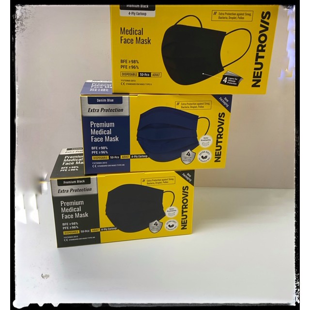 NEUTROVIS (WEST MALAYSIA ONLY) 4-PLY EAR-LOOP MEDICAL FACE MASK 50'S ...