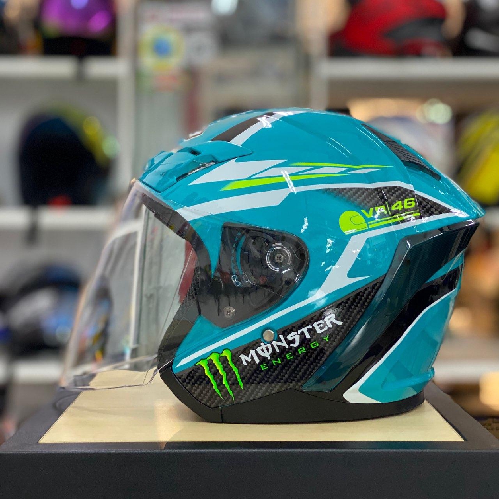 MHR Beatz Movistar Yamaha Green OF622 Helmet SIRIM / Original MHR ...