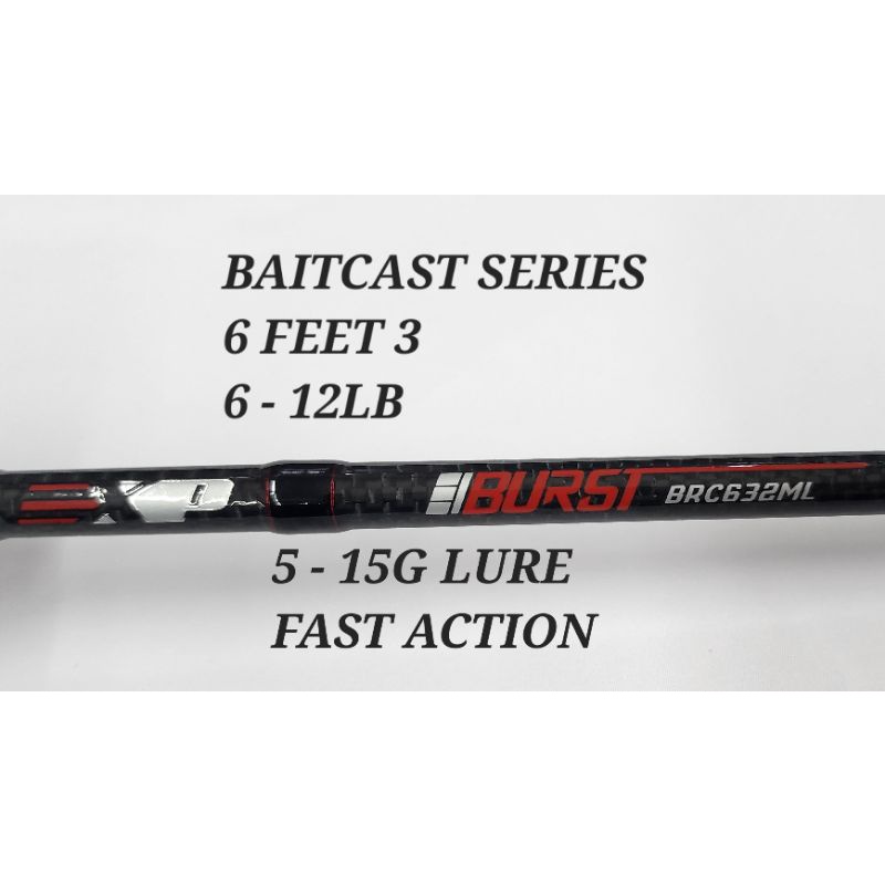 EXP BURST AND RAZOR FISHING RODS # BAITCAST AND SPINNING AVAILABLE ...