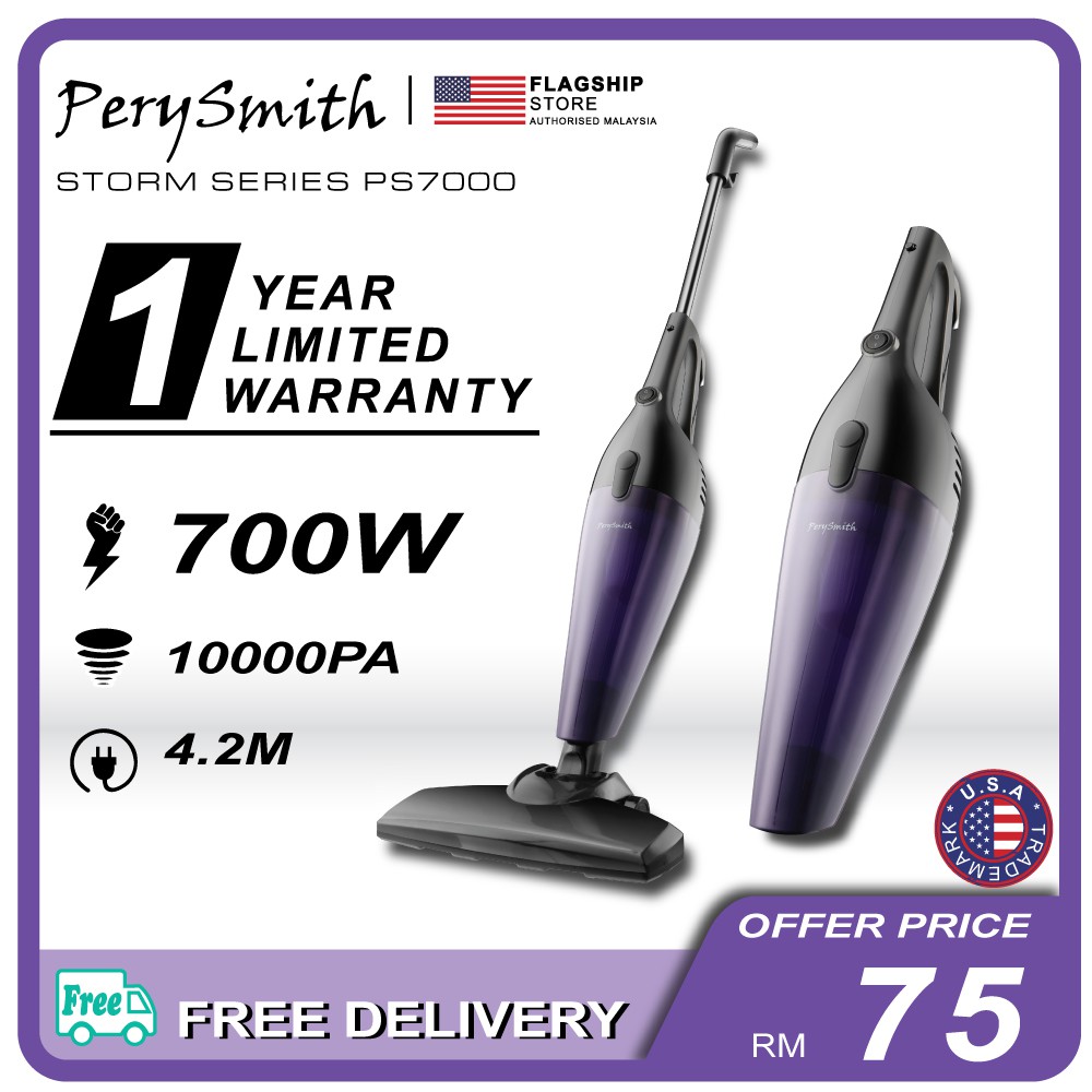 PerySmith 700W Handheld Portable Vacuum Cleaner 2in1 PS7000 VACUUM ...
