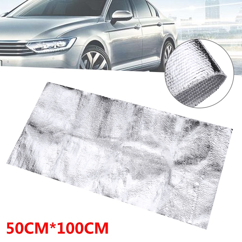 Car Exhaust Heat Shield Aluminised Glass Fibre Cloth Cover 1000mm X ...