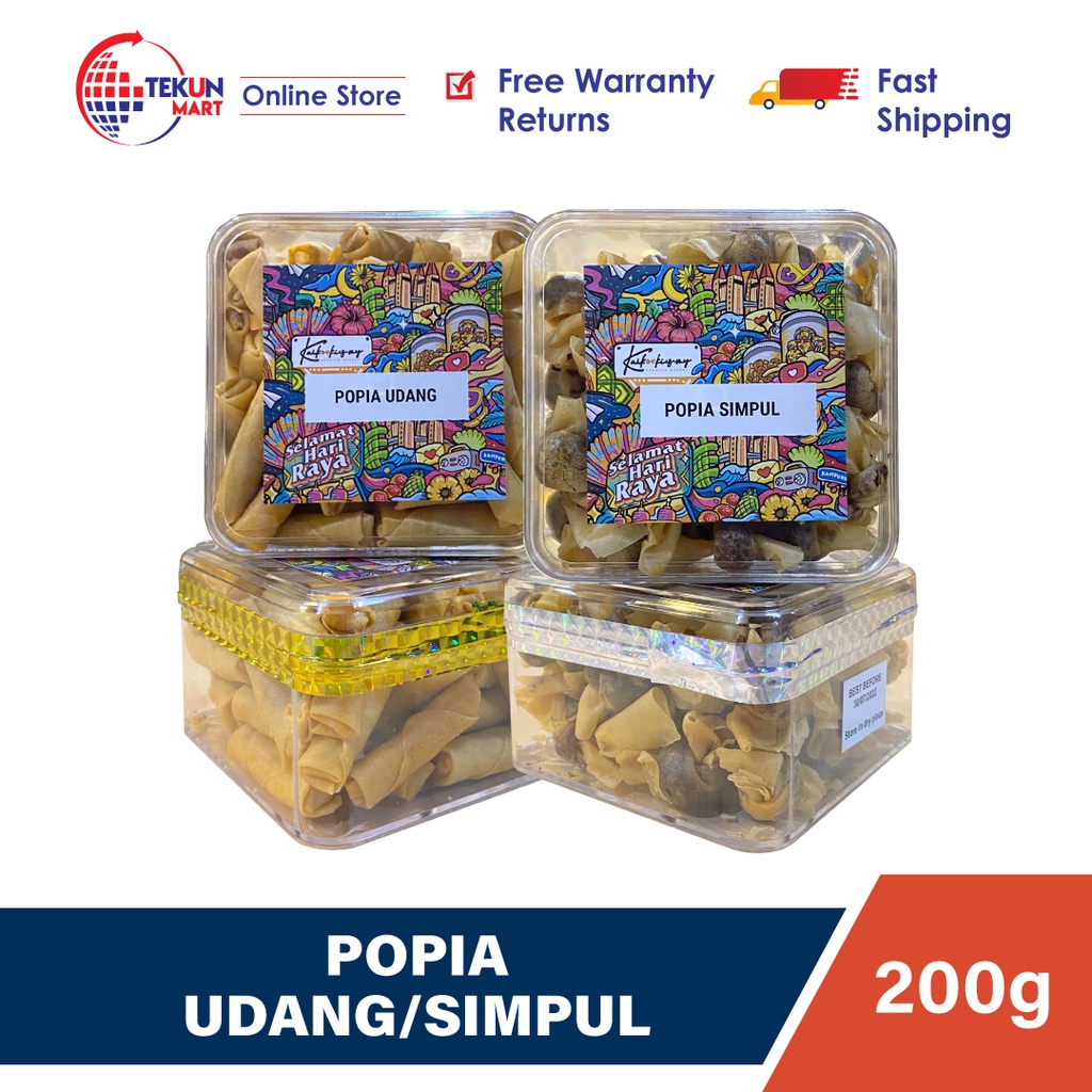 Kaikookies Popia Udang / Popia Simpul 200g | Shopee Malaysia