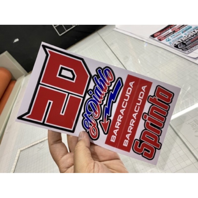 Sticker DECAL #20 #yamaha #petronas #fabio #eldiablo #barracuda # ...