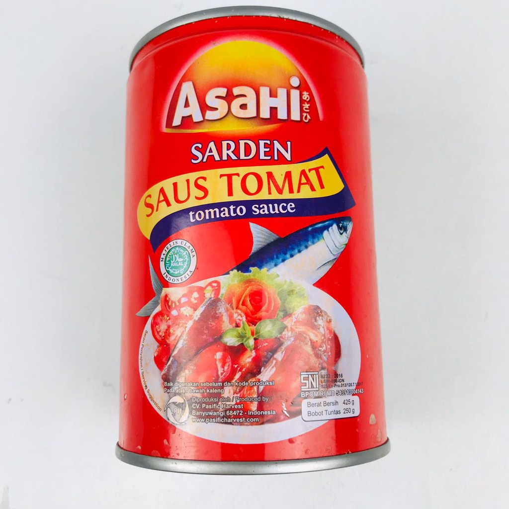 Sarden ASAHI Tomato Sauce 425G | Shopee Malaysia