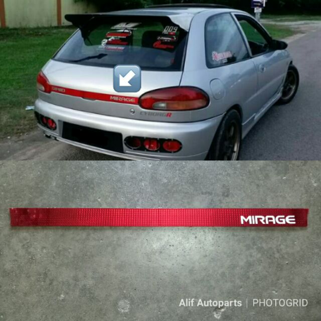 💥READY STOCK💥Reflector Rear Bonet Belakang Proton Satria Mivec Cyborg 1 ...