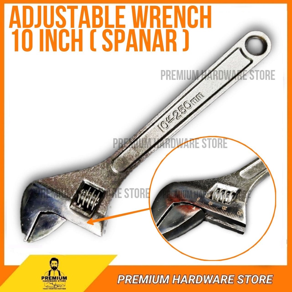 ADJUSTABLE WRENCH ( SPANAR HIDUP ) | Shopee Malaysia
