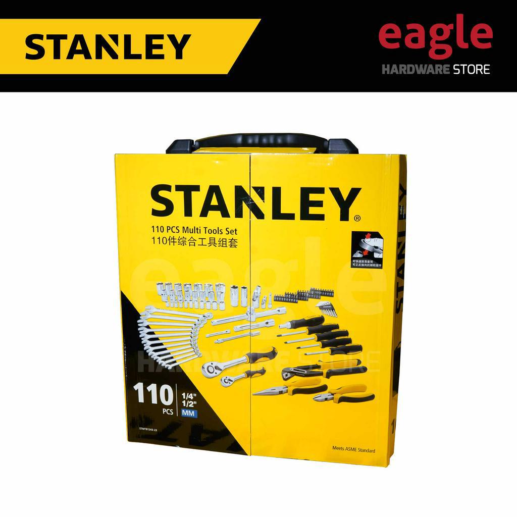 Stanley STMT81243-23 110pcs 1/4" + 1/2" dr. Multi Tools Set | Shopee ...