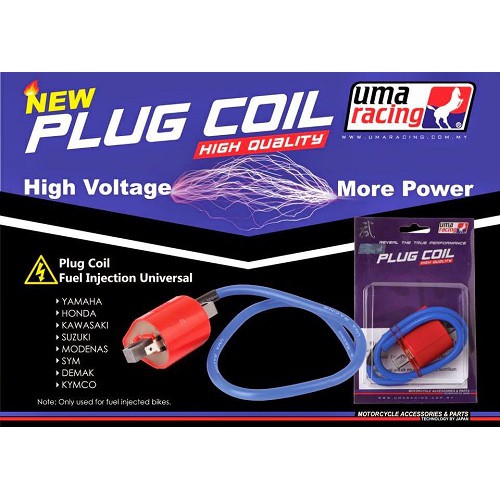 UMA RACING PLUG COIL UNIVERSAL FUEL INJECTION Y15zr rs150 rfs150 r25 ...