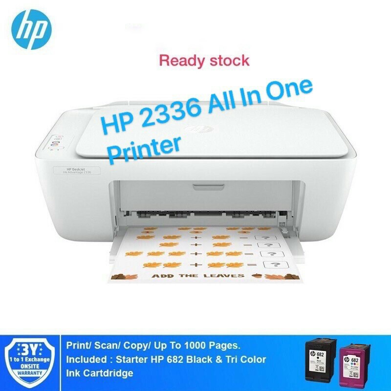 HP DESKJET INK ADVANTAGE 2336 AIO PRINTER* NEW ORIGINAL SET | Shopee ...