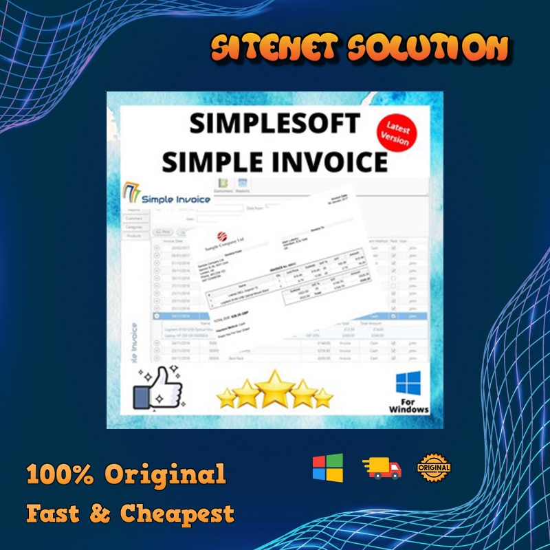 SimpleSoft Simple Invoice 2024 [Windows][Lifetime] | Shopee Malaysia