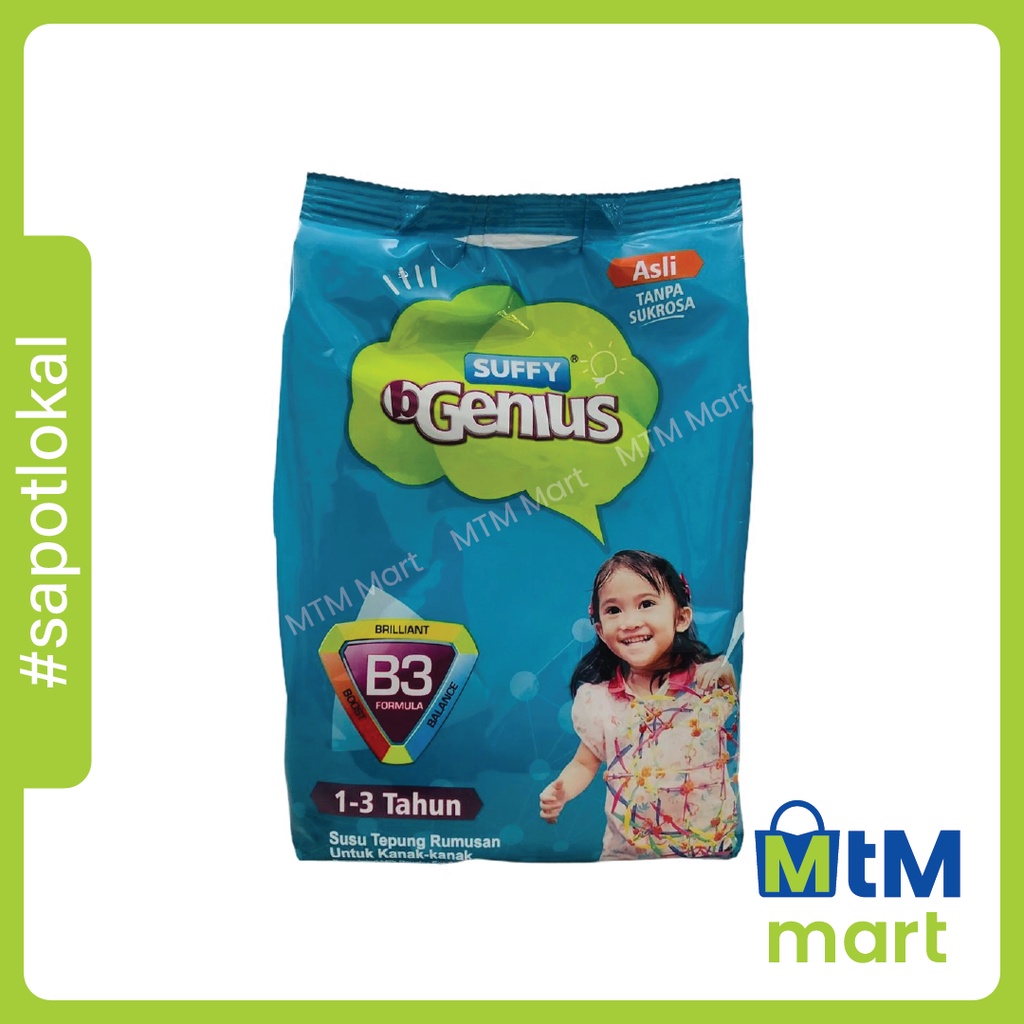 Suffy B Genius Asli 500g / Susu Tepung Rumusan Untuk Kanak-Kanak 1-3 ...