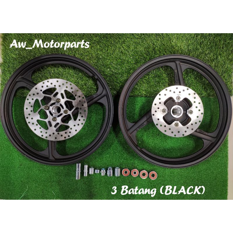 Sport Rim Y125Z Enkei 3 Batang/6 Batang PNP Y15/Y15ZR Complete Set (FREE KEPALA TUBELESS ...