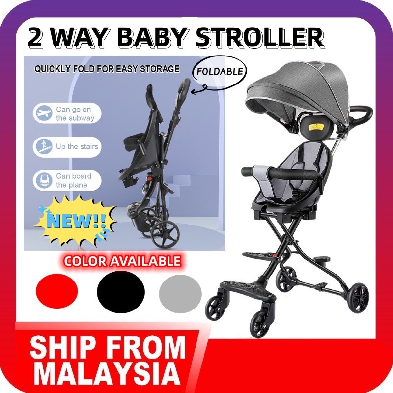 ~Ship From KL~ 2 Way Magic Stroller can Lying down stroller Kids ...
