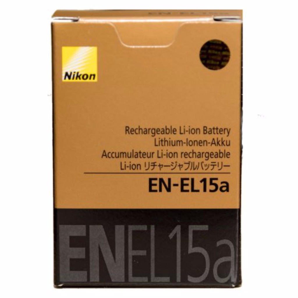 Nikon EN-EL15a Rechargeable Li-ion Battery (Original) | Shopee Malaysia