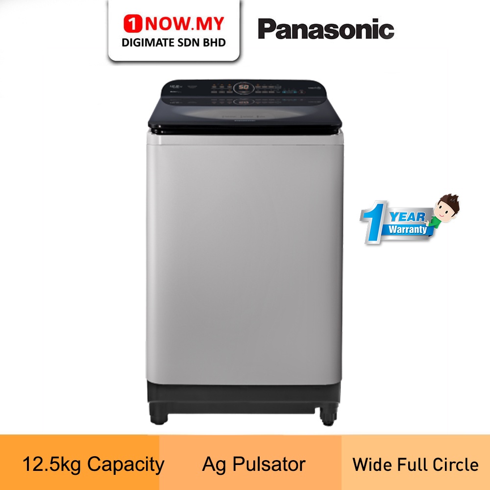 PANASONIC 12.5kg Top Load Washing Machine NA-F12AR1HRT (With ...