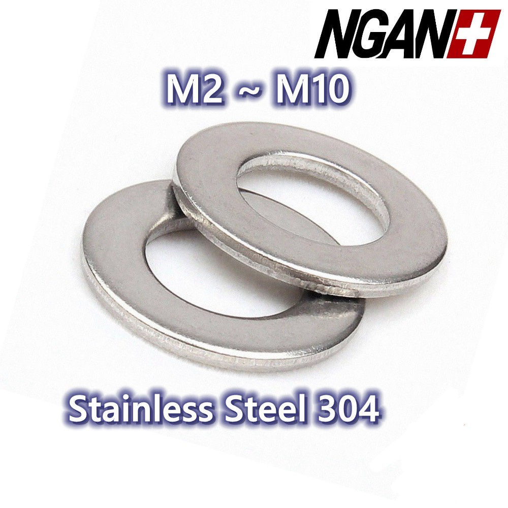 Flat Washer M3 M4 M5 M6 M8 M10 M12 M14 M16 M20 M22 M24 Stainless Steel Washers Plain Washer ...