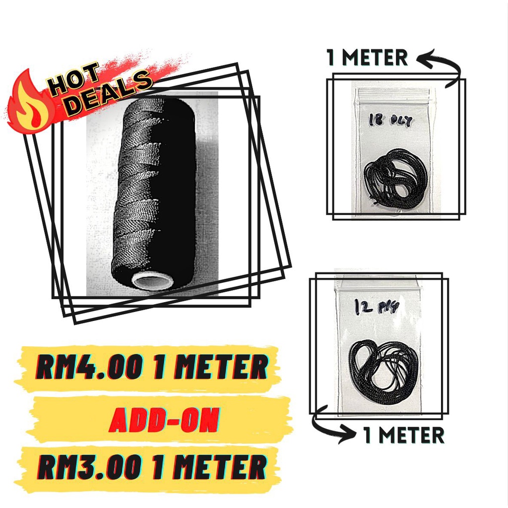 Tali Tasbih Special Thread for Tasbih 1 Meter | Shopee Malaysia