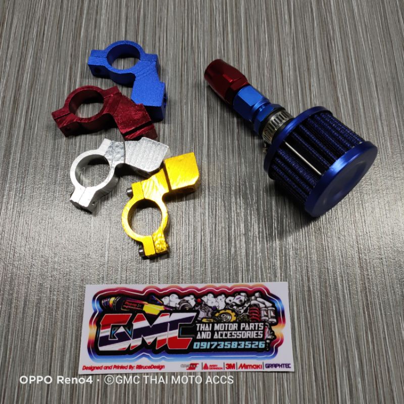 RAD FILTER SET ASSEMBLY 42MM/12MM OR BREATHER ONLY (RAIDER 150 FI OR ...